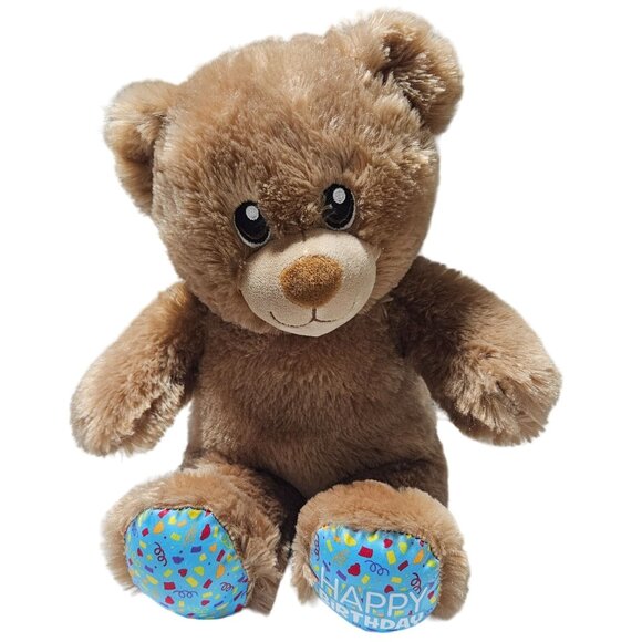 Build-A-Bear | Toys | Build A Bear Happy Birthday Teddy 4 Inch Plush Brown Stuffed Animal Toy ...